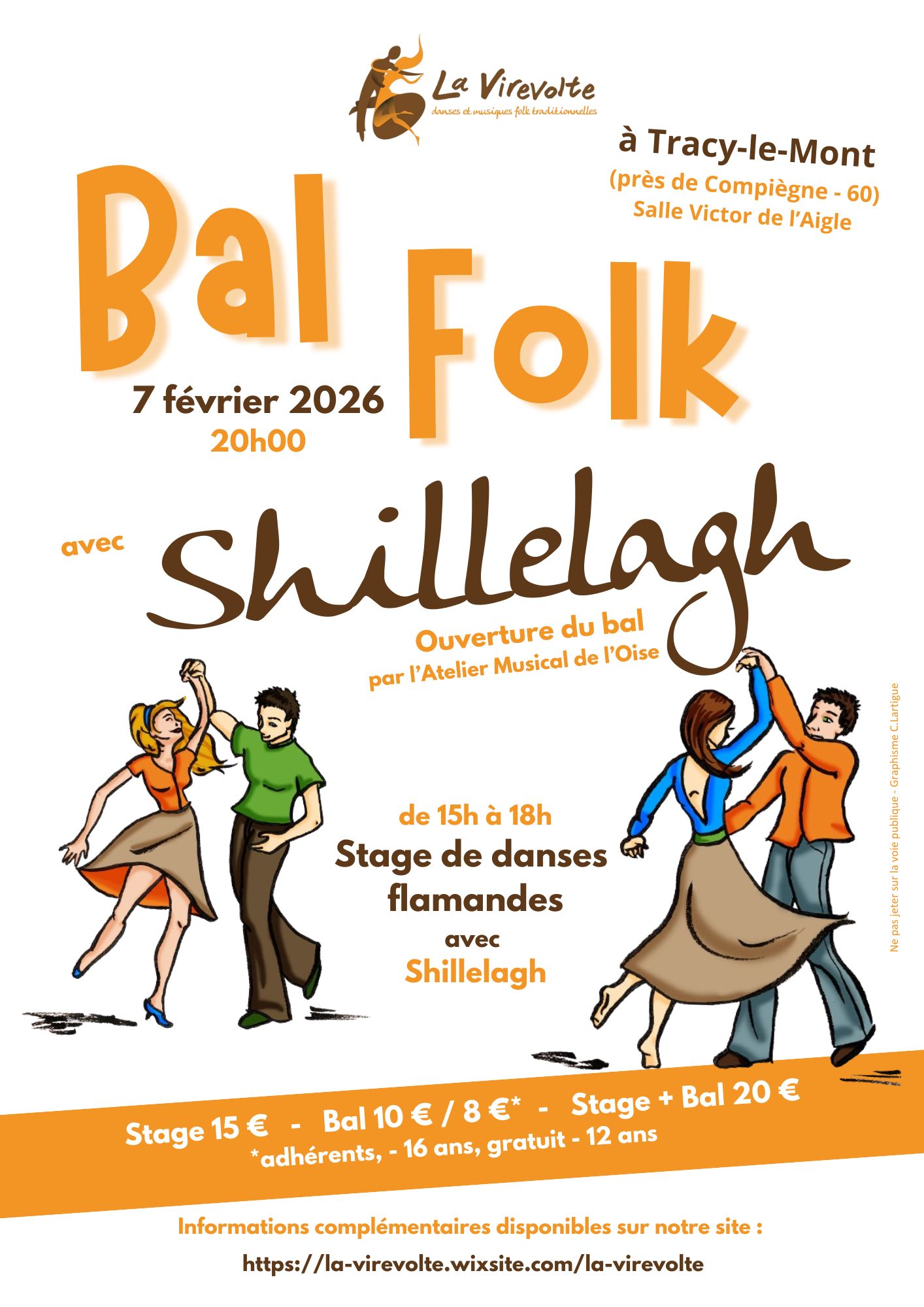 Bal Folk et stage de danses flamandes de La Virevolte avec le groupe ...